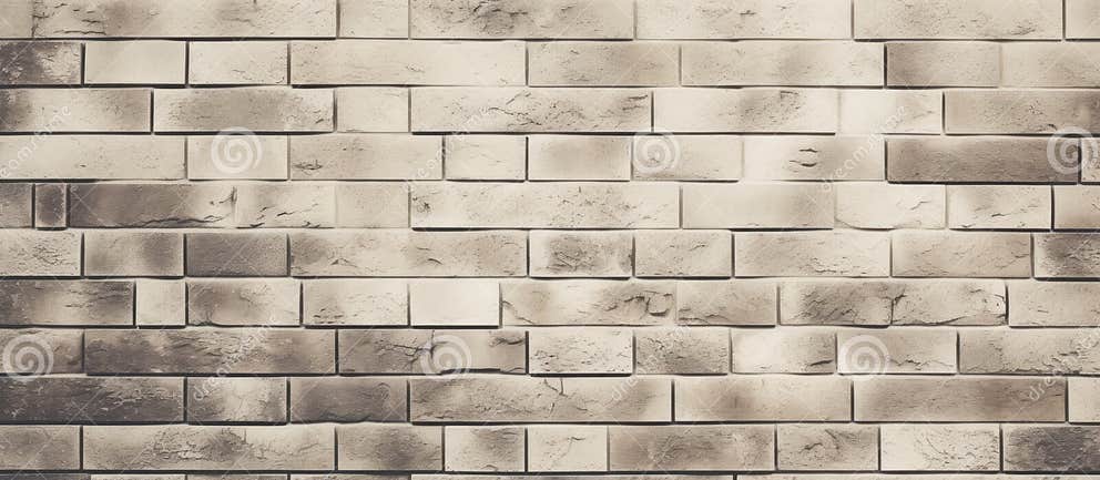 Close Up View of Brown Rectangle Bricks in Brickwork Pattern Stock ...