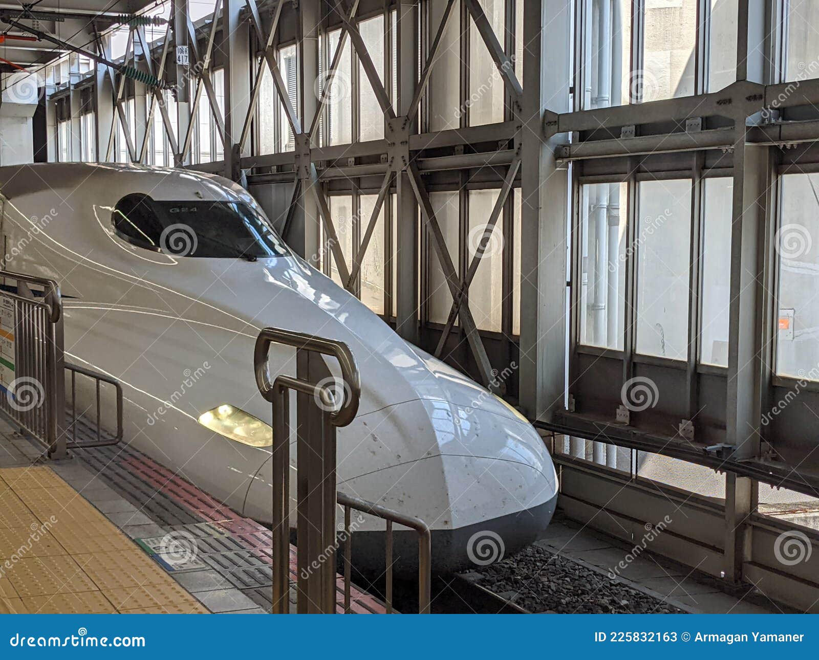 Close Up View of a Bullet Train Stock Image - Image of vehicle, metro ...