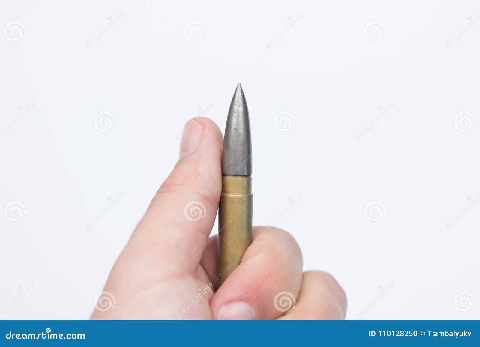 View of Bullets in Woman Hand Stock Photo - Image of faceless, alone ...