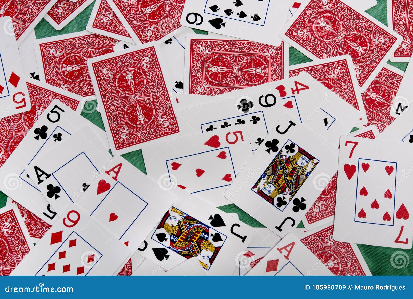 Bunch of cards stock image. Image of club, design, abstract - 105980709