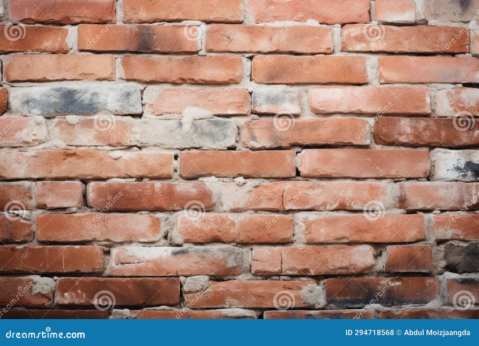 Close Up View Captures the Texture and Charm of a Brick Wall Stock ...