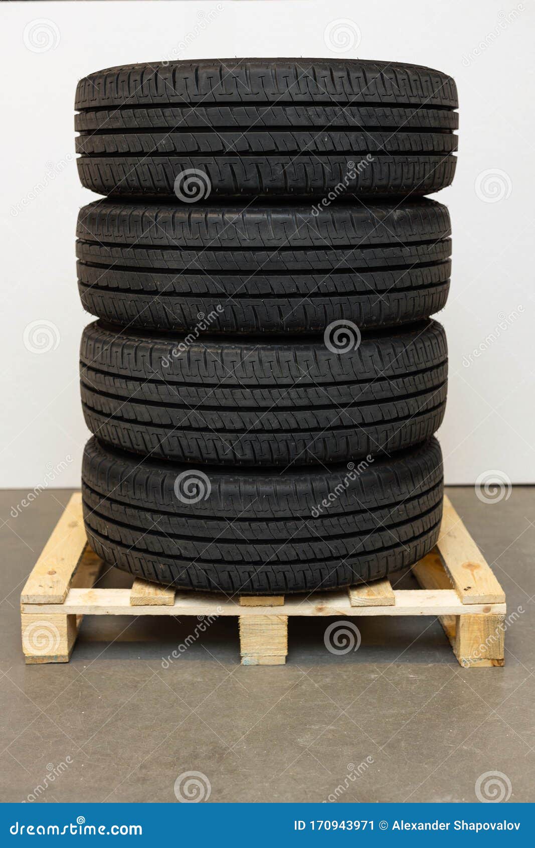 Close Up View of Car Tires Set. Car Concept Stock Image - Image of ...