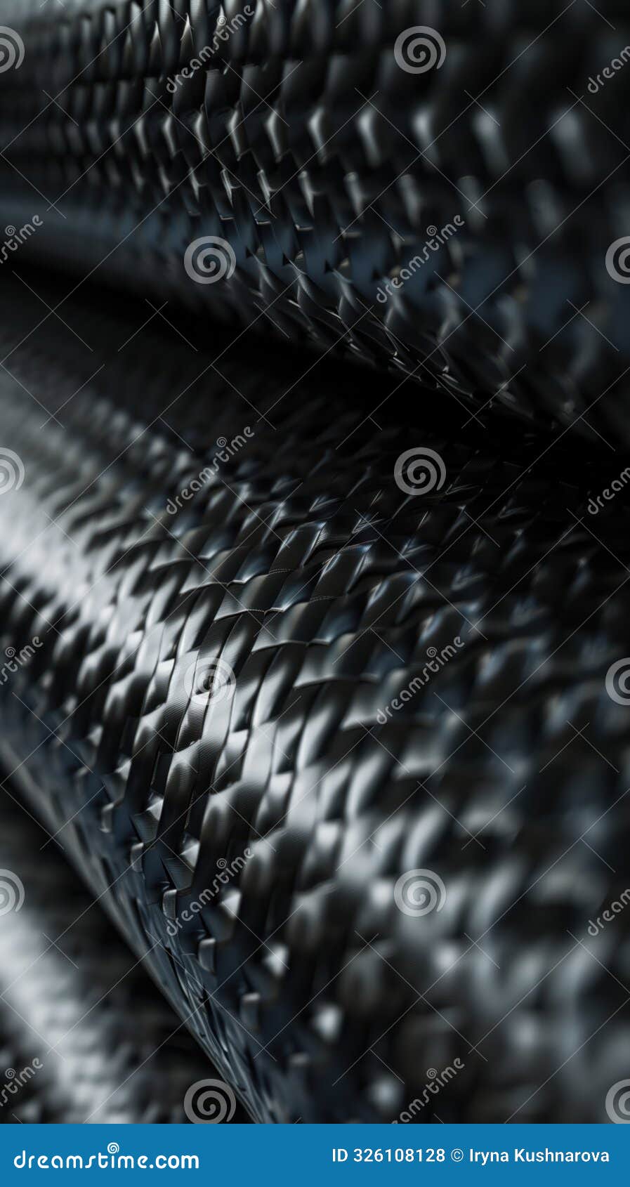 Close-up View of Carbon Fiber Pipes Stock Illustration - Illustration ...