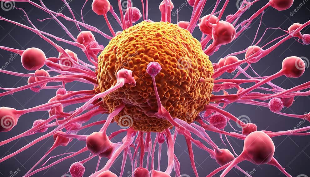 A Close-up View of a Cell with Dendrites and Synapses, a Key Component ...