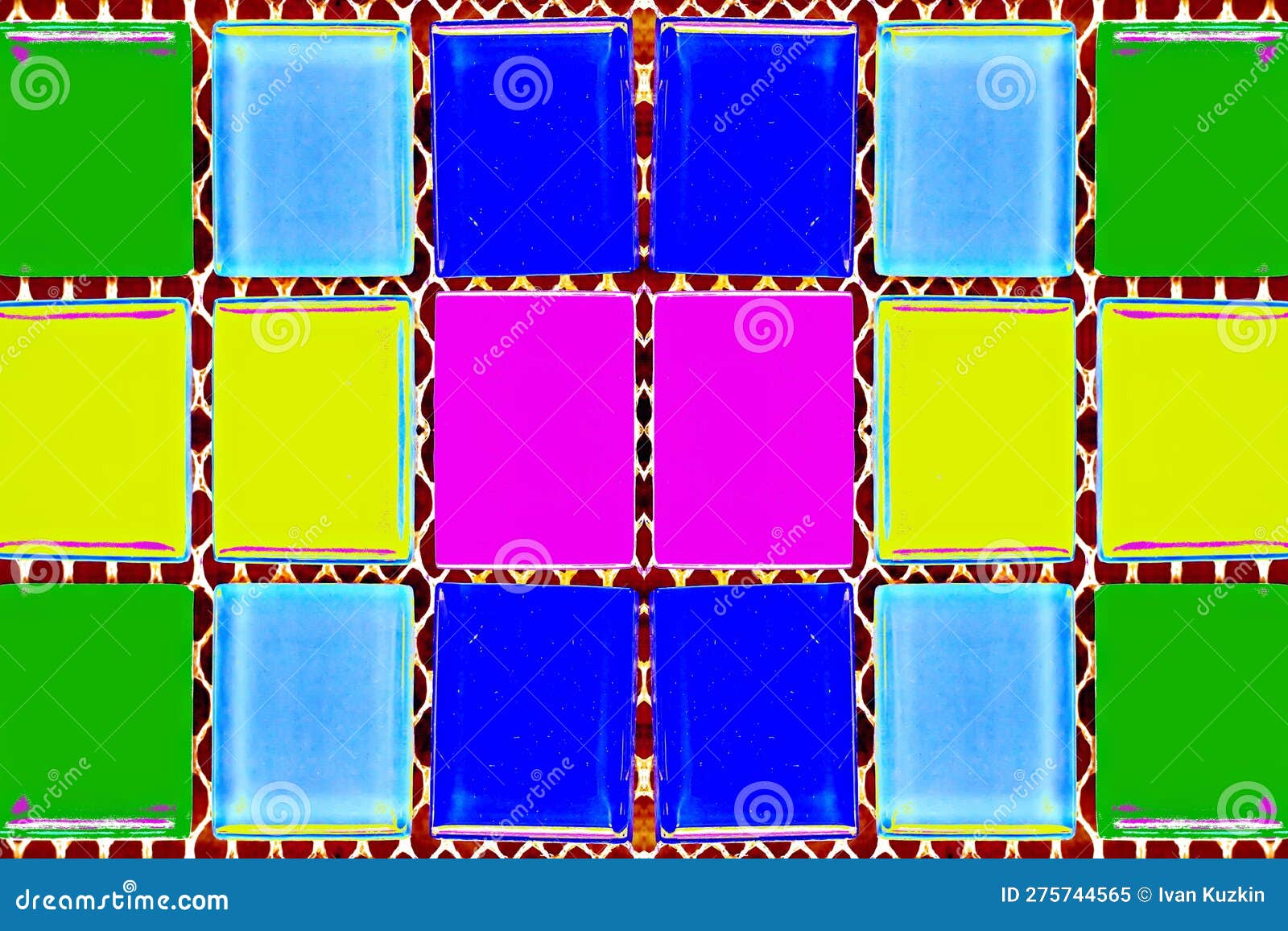 A Close-up View of Ceramic Tile and Small Brick Used for Facing Wall ...