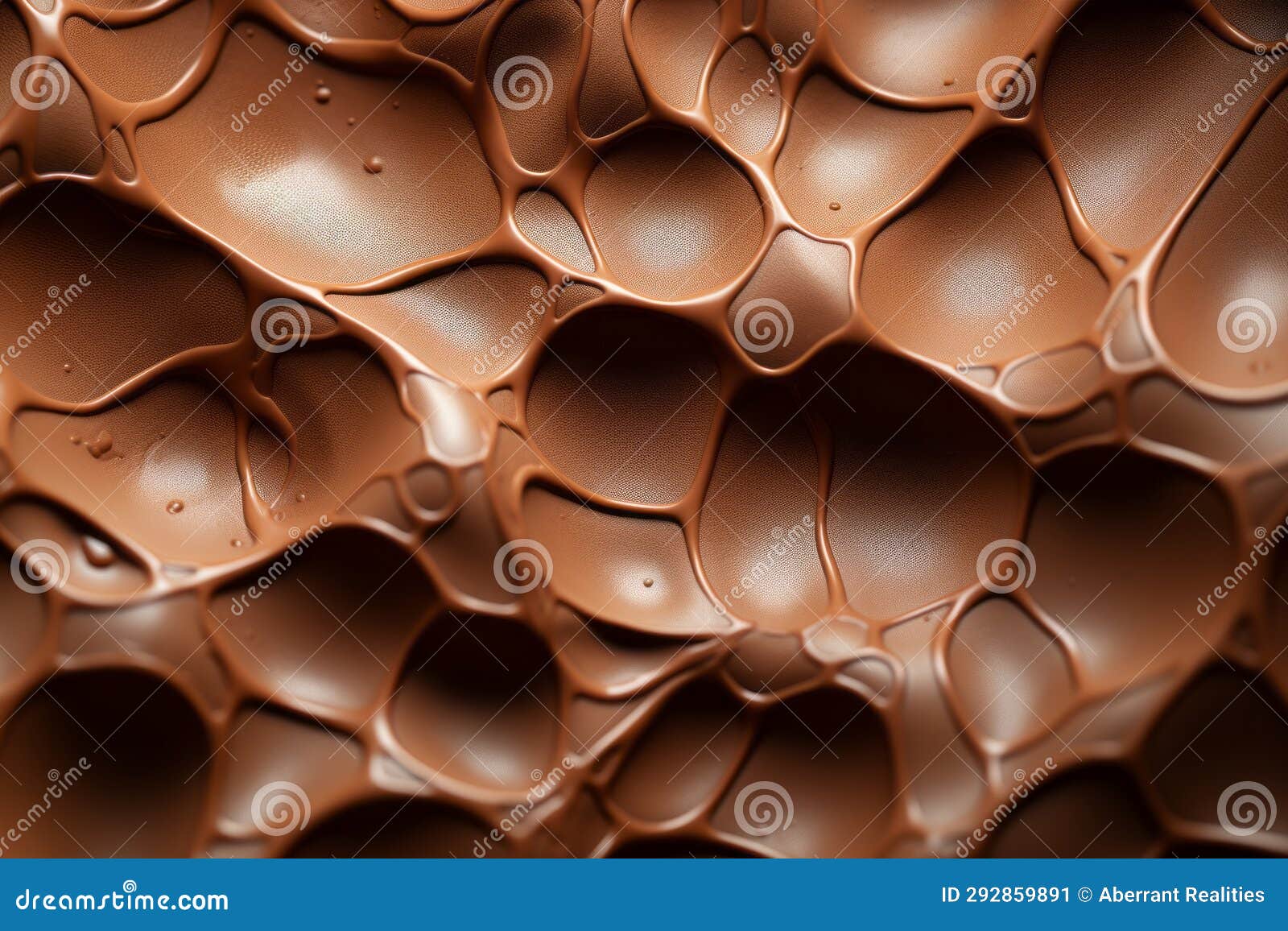 A Close Up View of a Chocolate Surface Stock Illustration ...