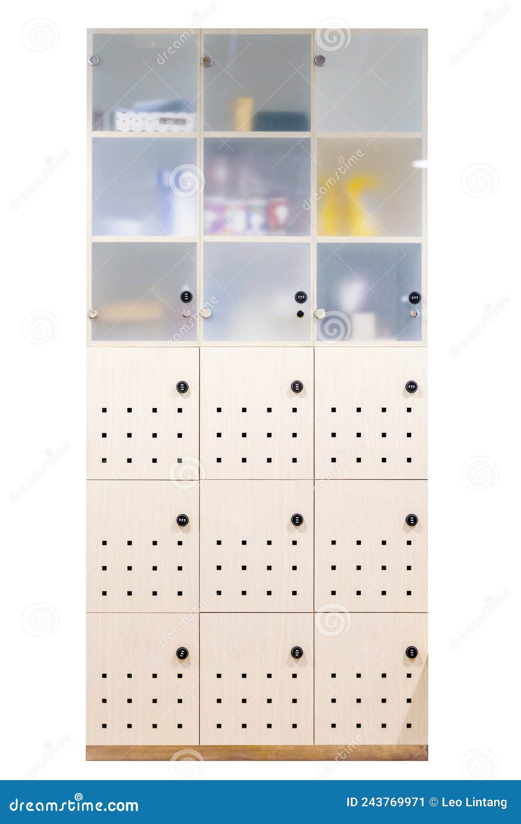 Close Up View of the Closed Locker Stock Image - Image of private ...