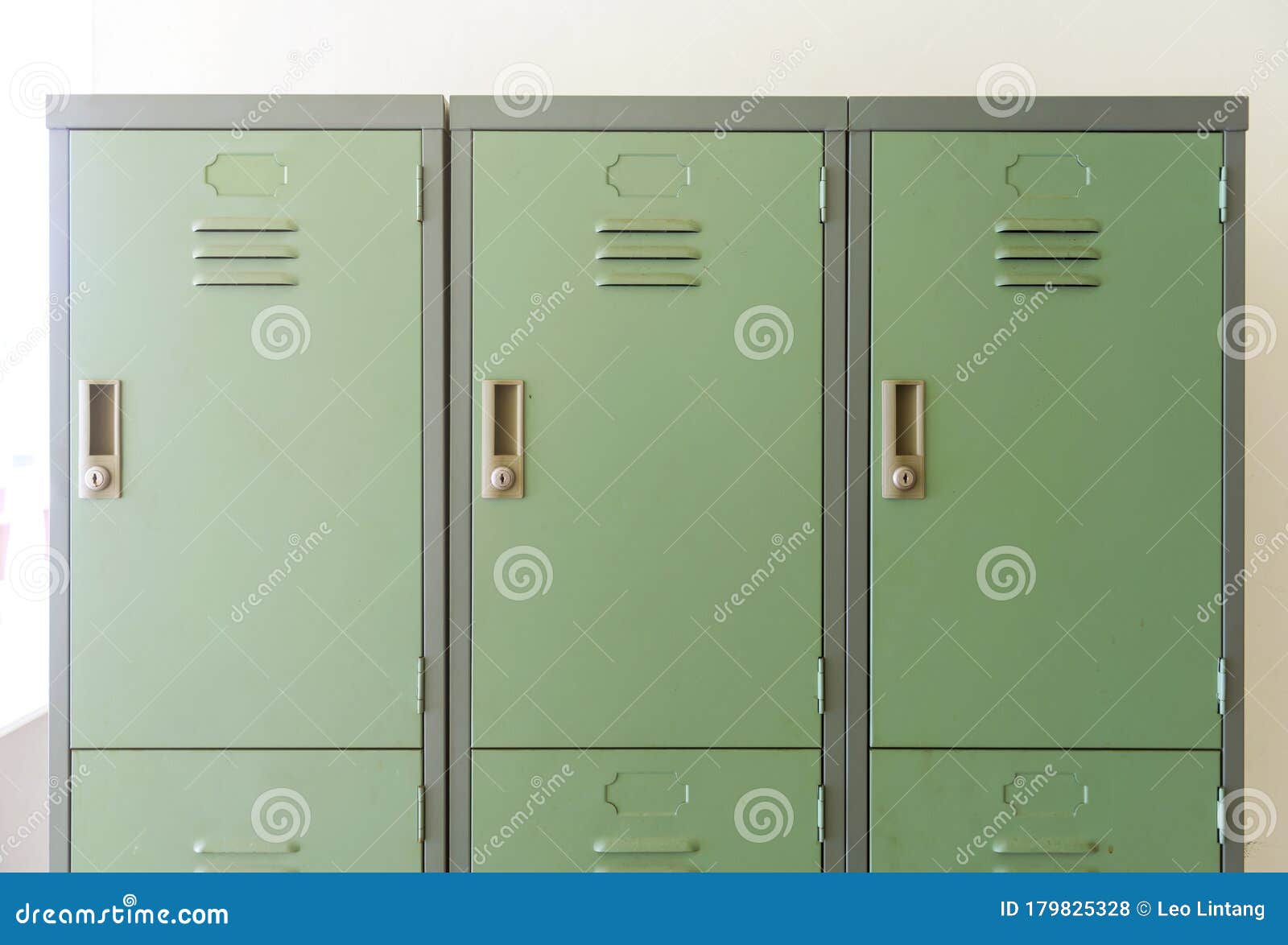 Close Up View of the Closed Locker Stock Photo - Image of abstract ...