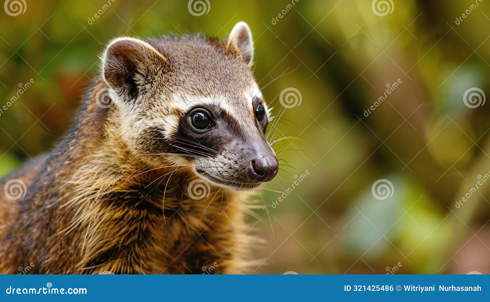 Coatis Coatimundis In Cage. Man Caress Procyonidae Or Nasua Or Nasuella ...