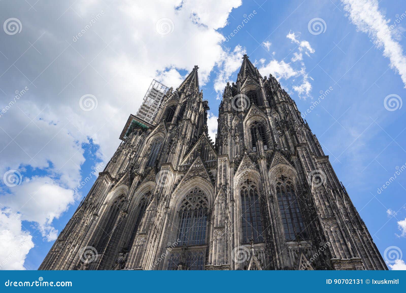Close Up View of Cologne Cathedral in Cologne, Germany Stock Image ...