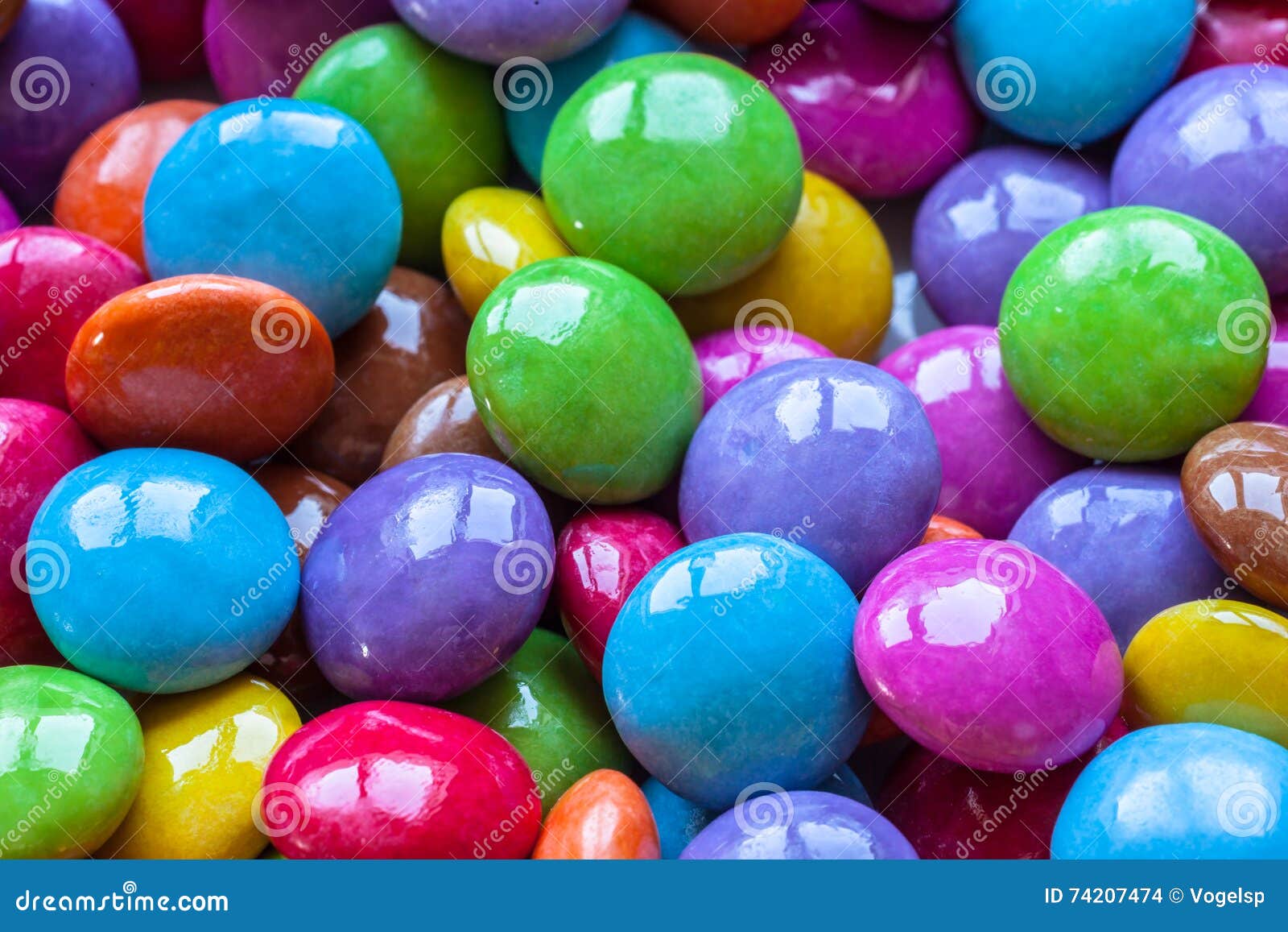 Close Up View of Colorful Chocolate Beans Stock Photo - Image of bonbon ...