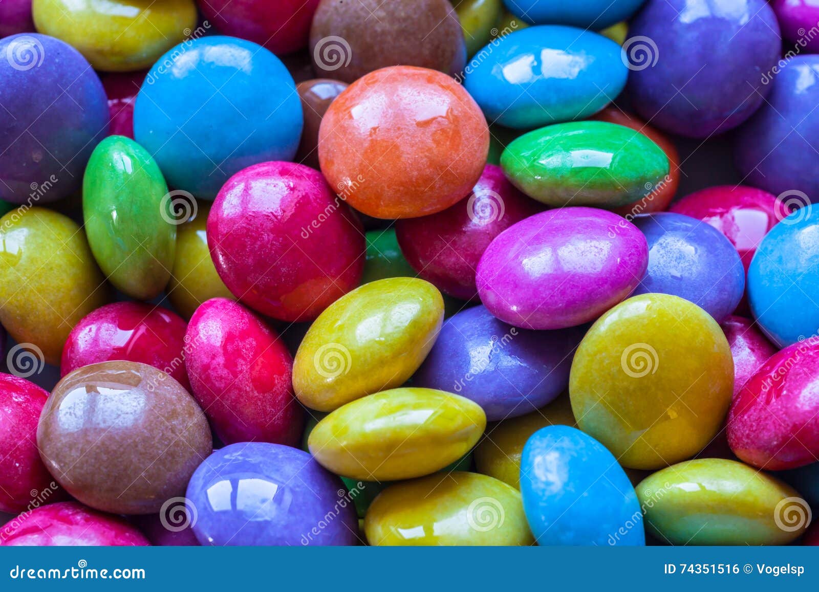Close Up View of Colorful Chocolate Candy Stock Photo - Image of ...