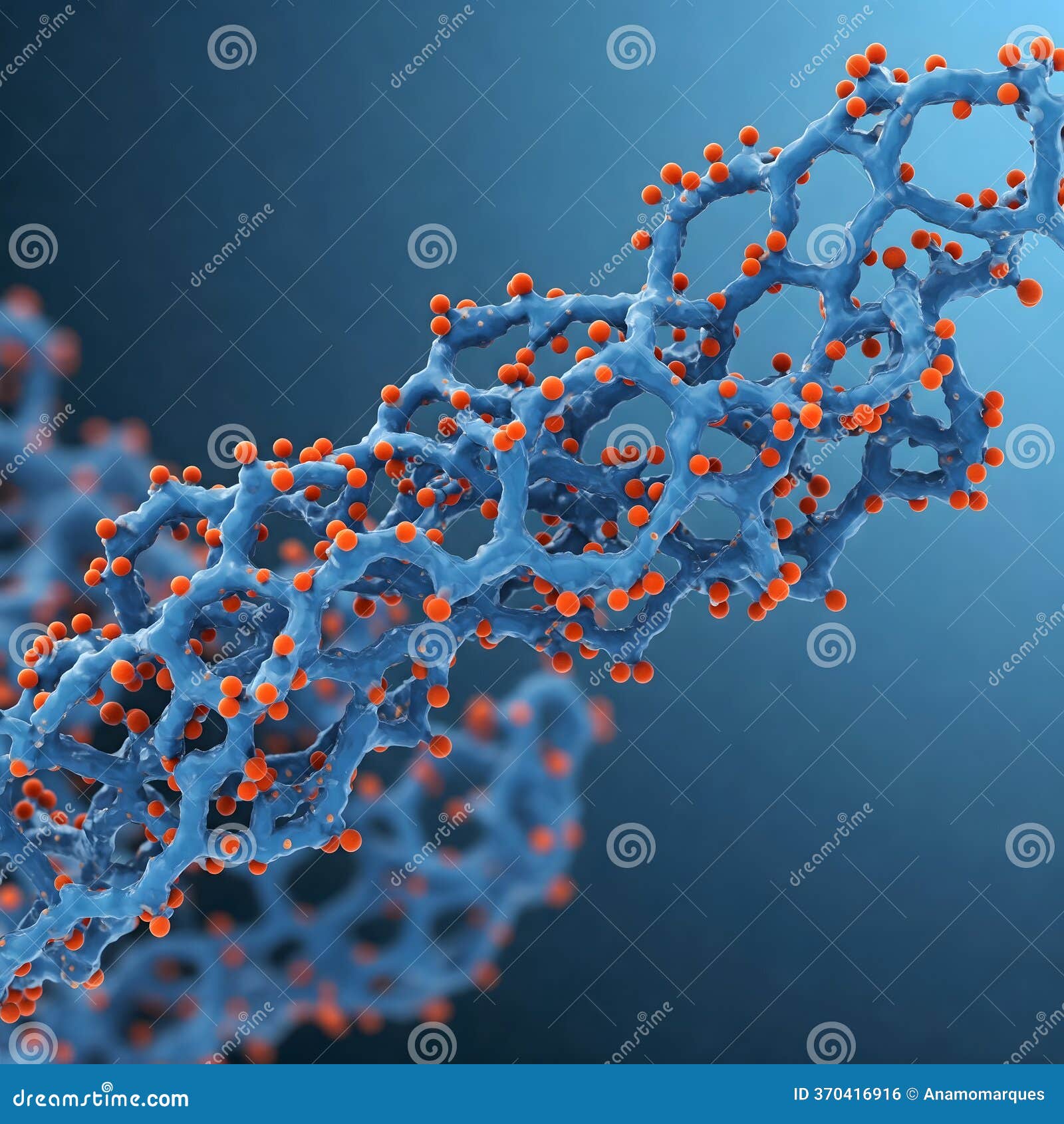 Protein 3D Model Royalty-Free Stock Photography | CartoonDealer.com ...