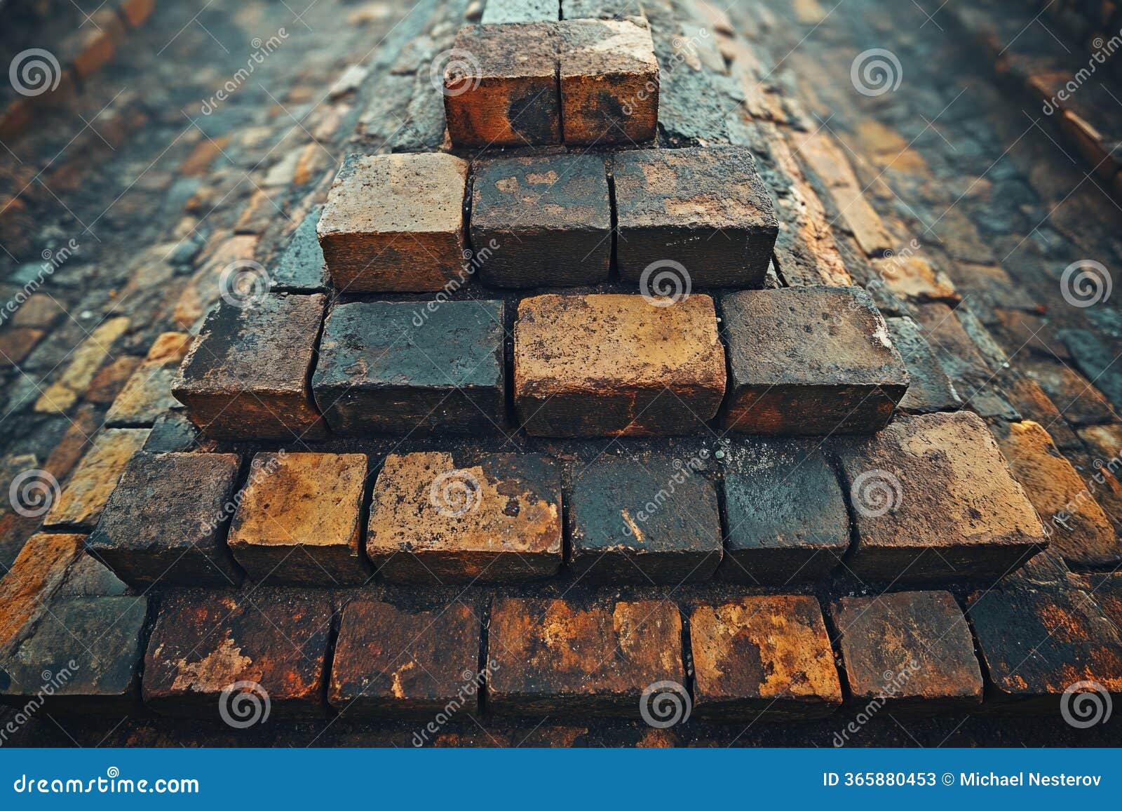 Brick Pyramid Structure With Arched Entrance Royalty-Free Stock ...