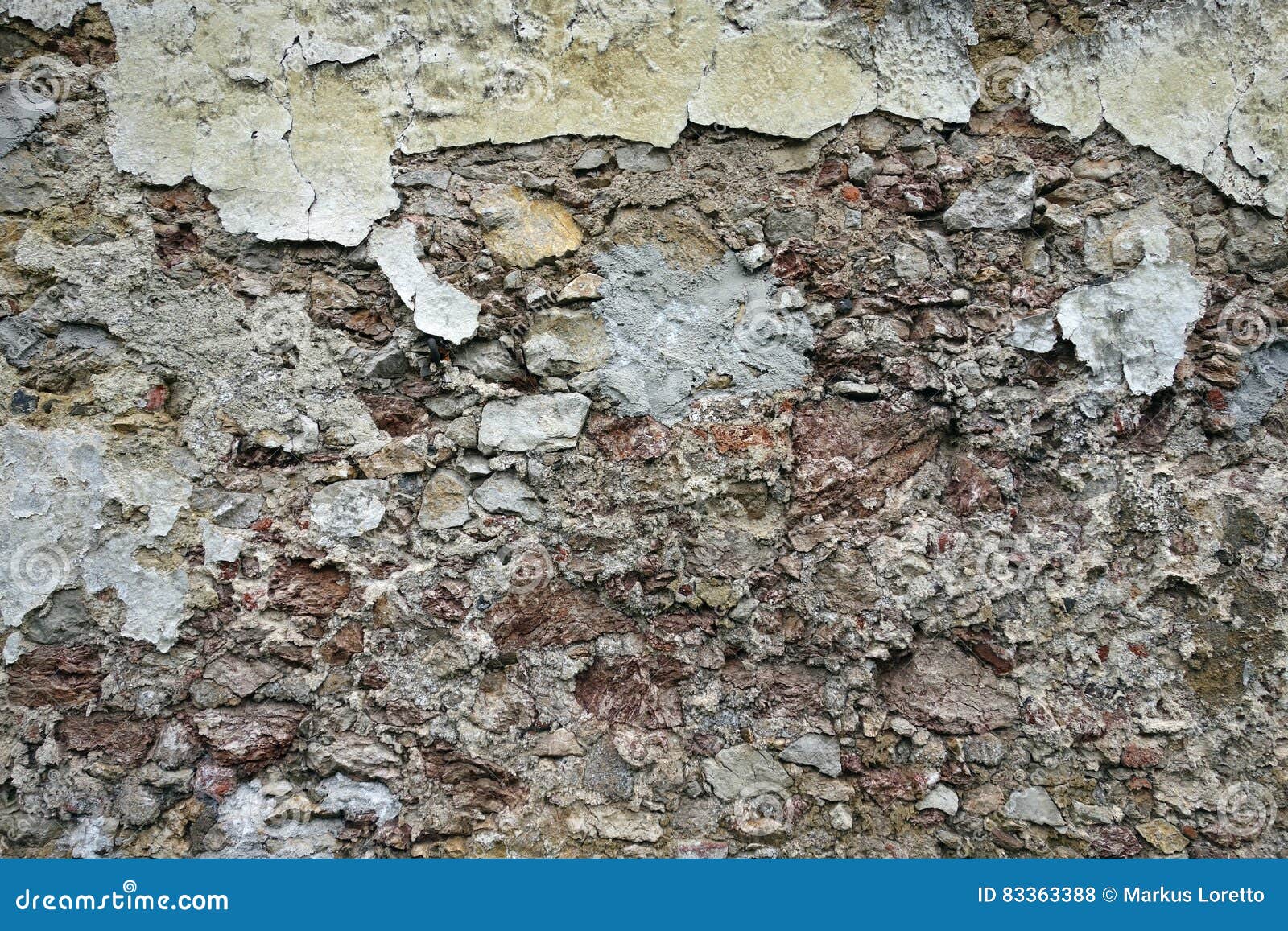 Close Up View of Crumbling Plaster Brick Wall Stock Photo - Image of ...