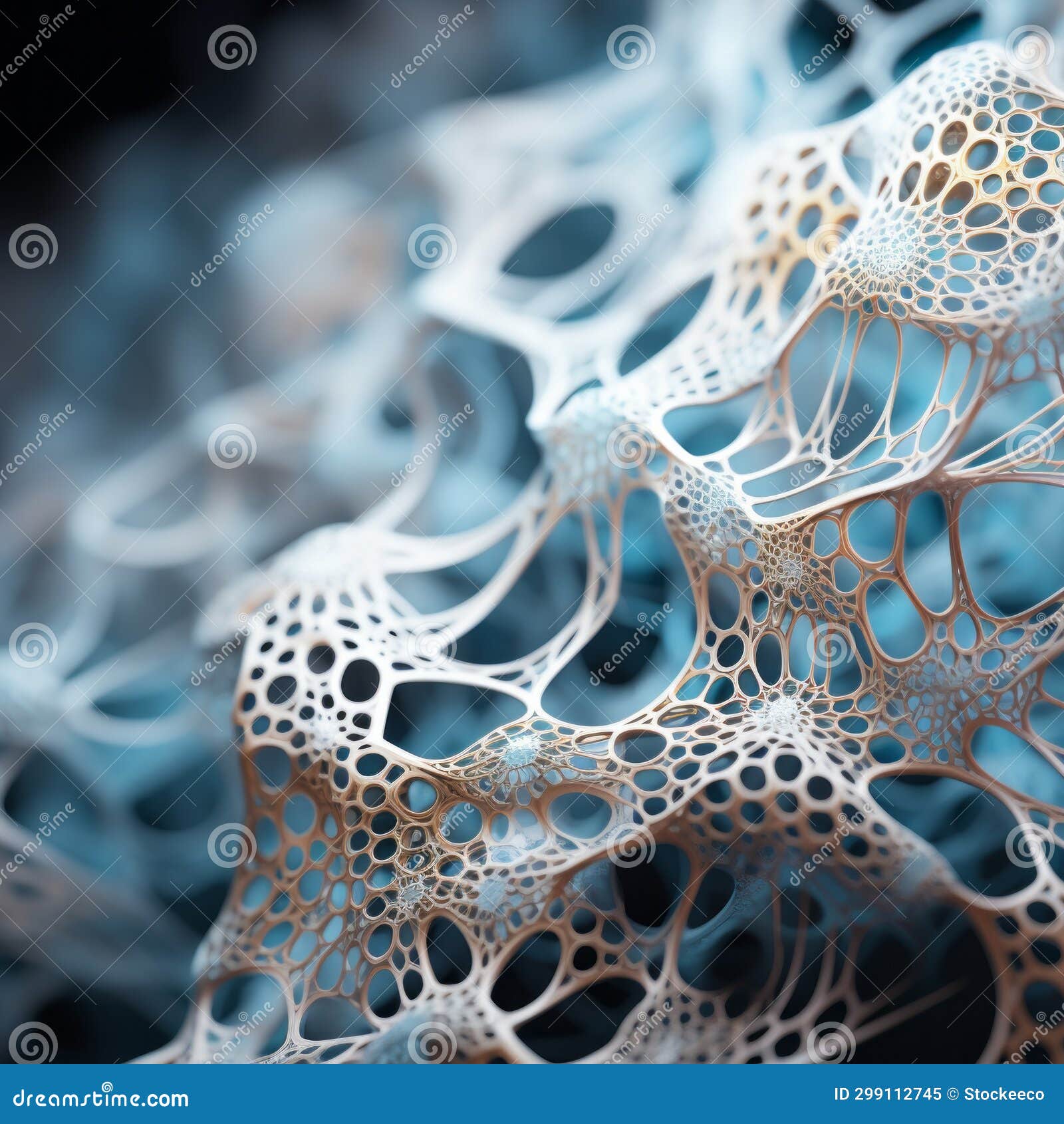 Organic Woven Shapes on Black Background - 3d Mesh Art Stock ...