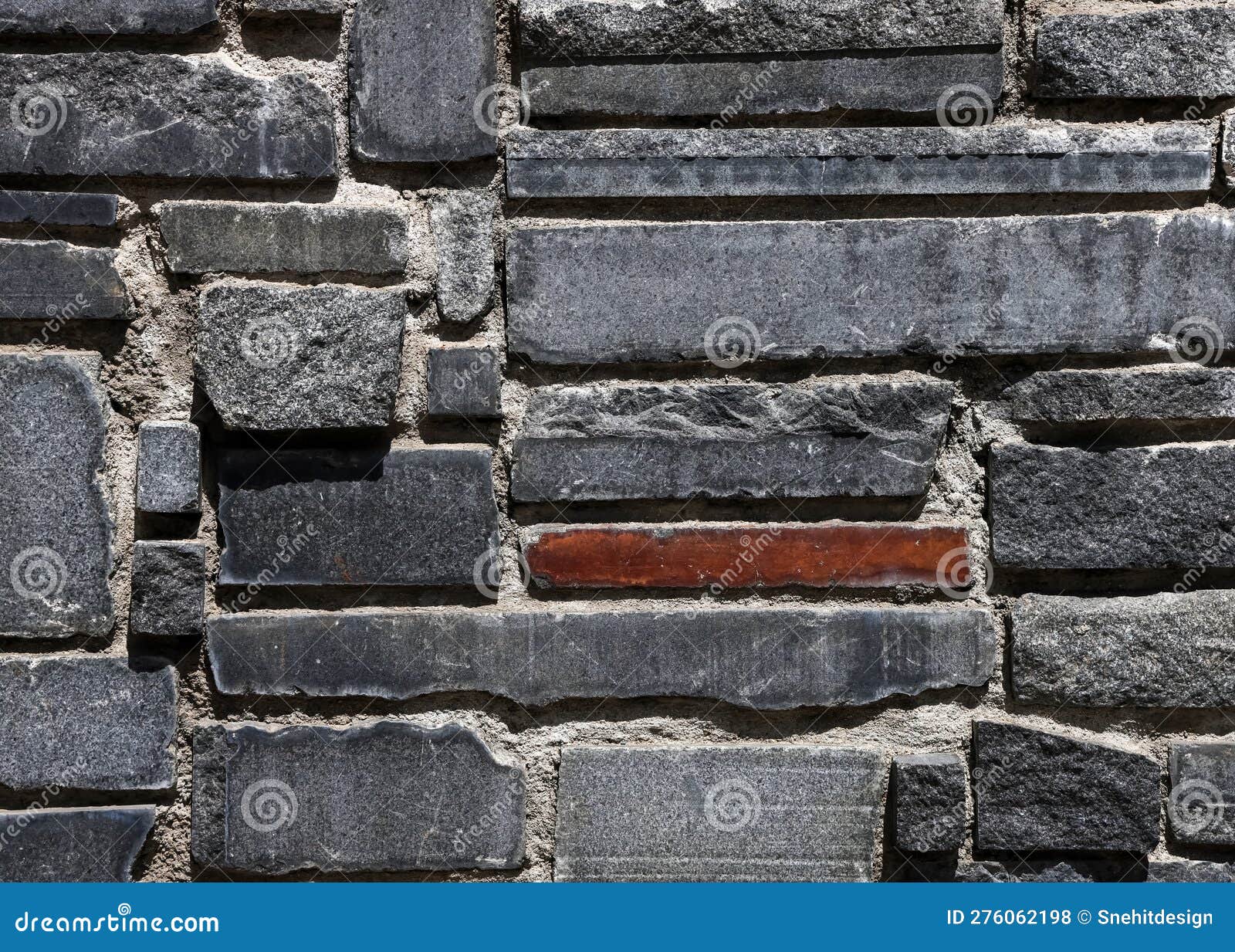 Close Up View of Dark Grey Stone Wall for Background Use Stock Photo ...