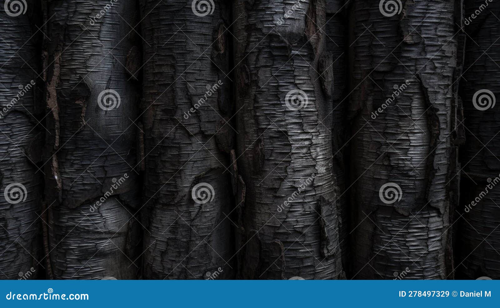 Close-up View of Dark Tree Bark Texture. Natural Details Stock ...