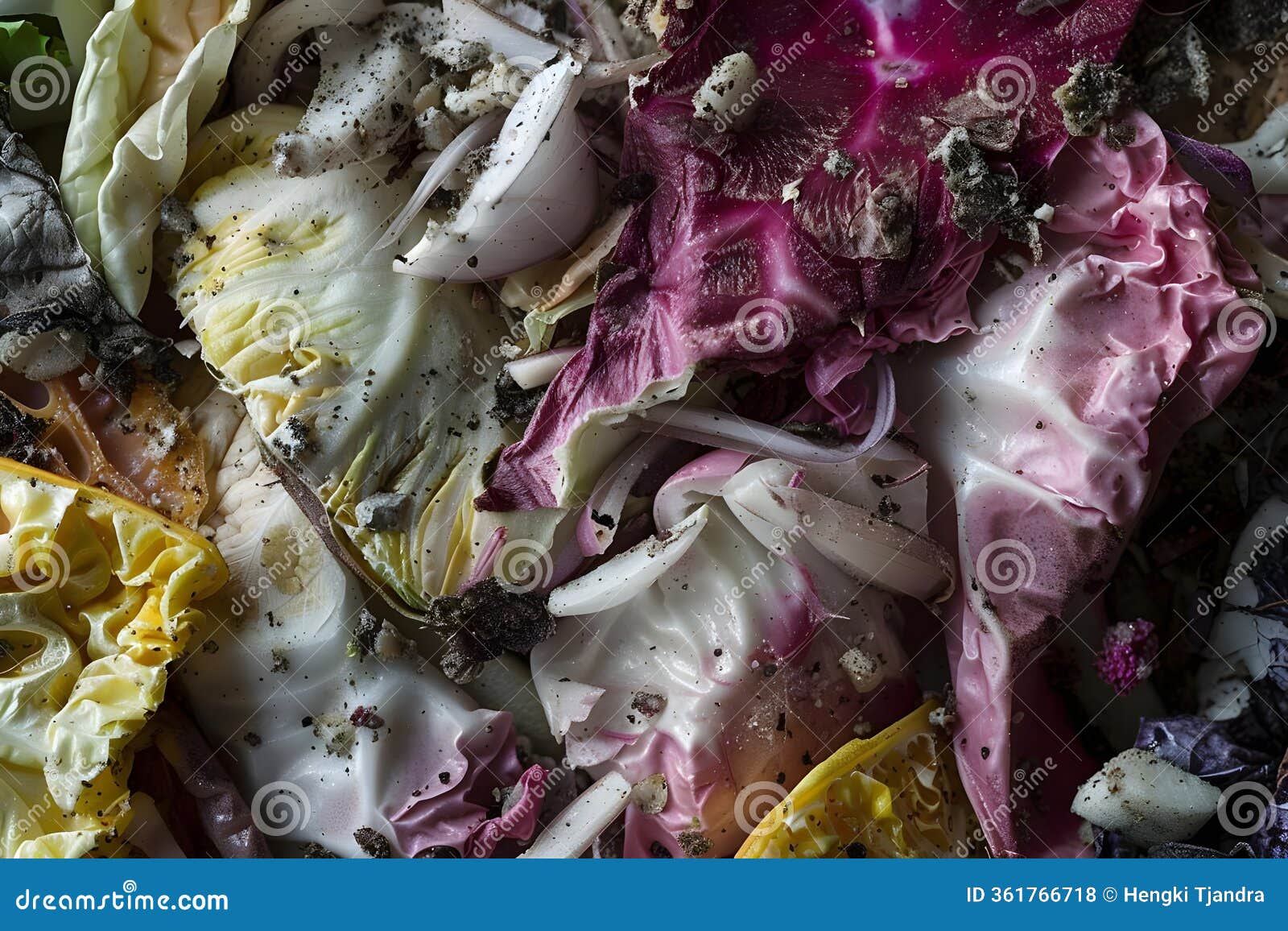 Close-Up Of Rotting Food In A Compost Pile Royalty-Free Stock ...