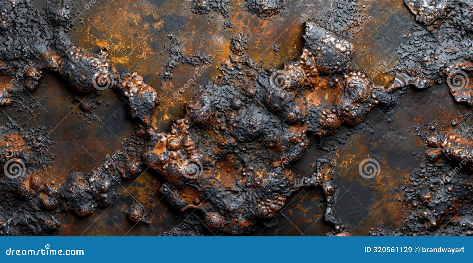 Rusted Metalwork On A Structure Stock Image | CartoonDealer.com #321416335