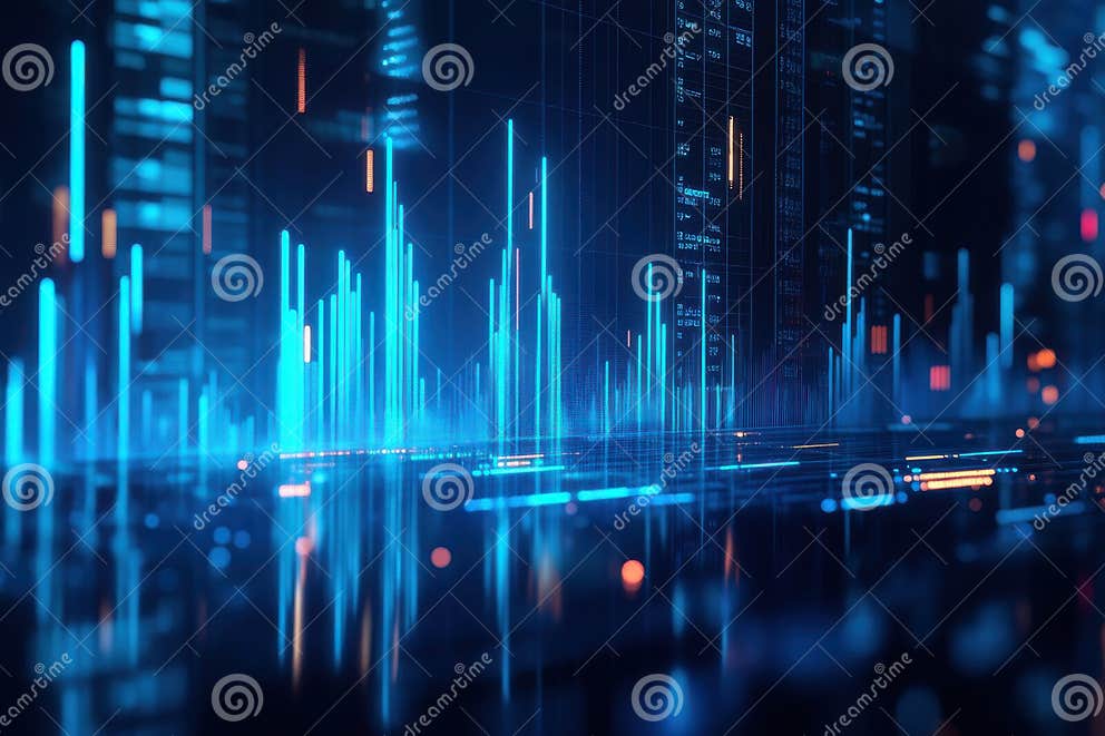 A Close-up View of a Digital Dashboard Displaying Various Colorful ...