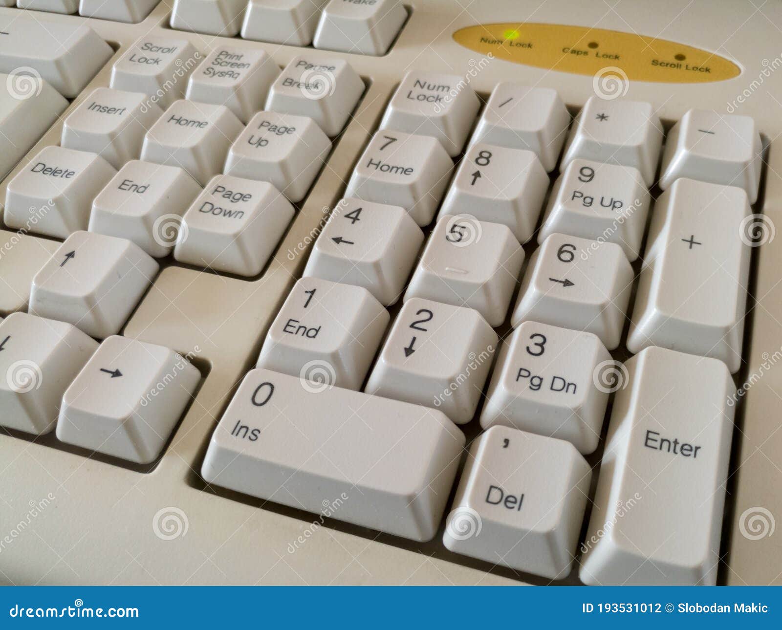 Close-up View of a Dusty Computer Peripheral or Hardware, Detail from ...