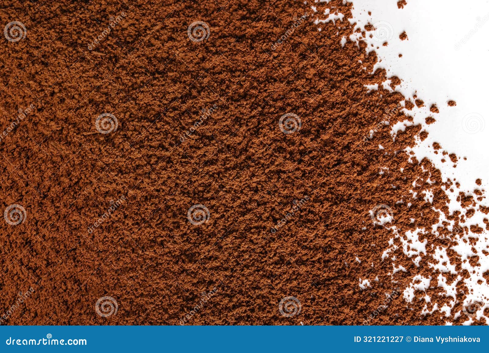 Close-up View of Dutch Processed Cocoa Powder Texture Stock Image ...