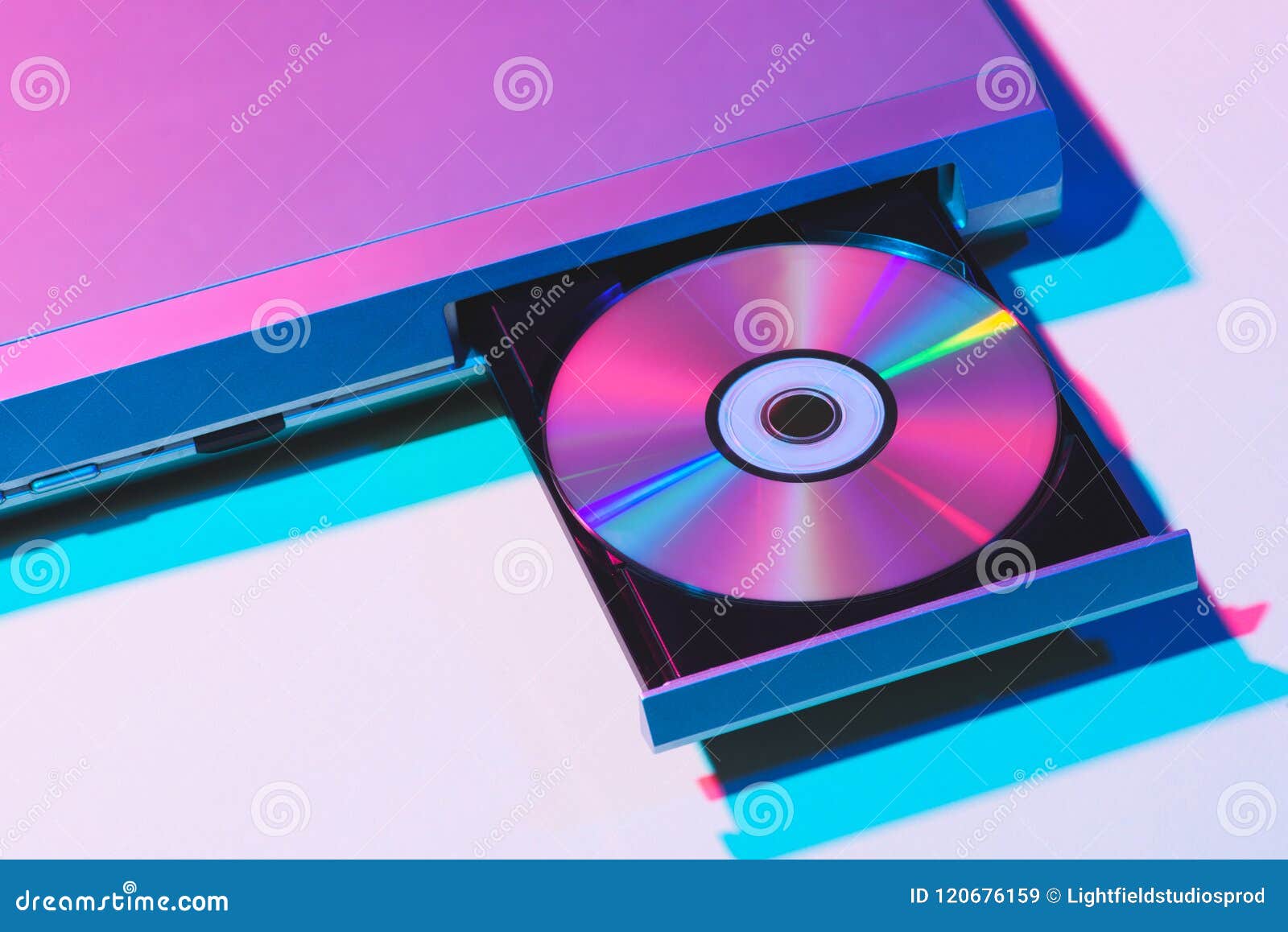 Close Up View of Dvd Player Stock Image - Image of movie, objects ...