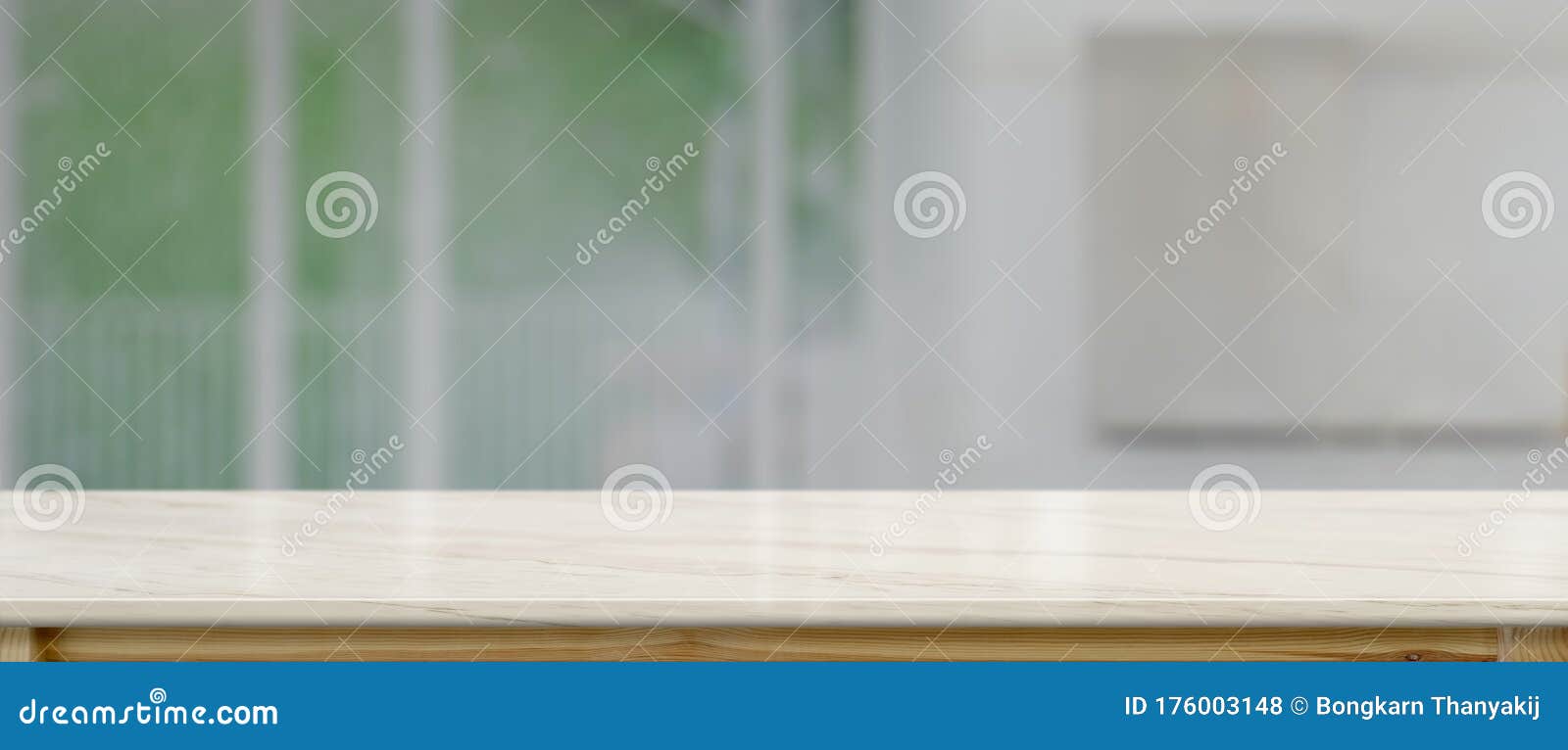 Close Up View of Empty Counter in Kitchen Room Stock Photo - Image of ...