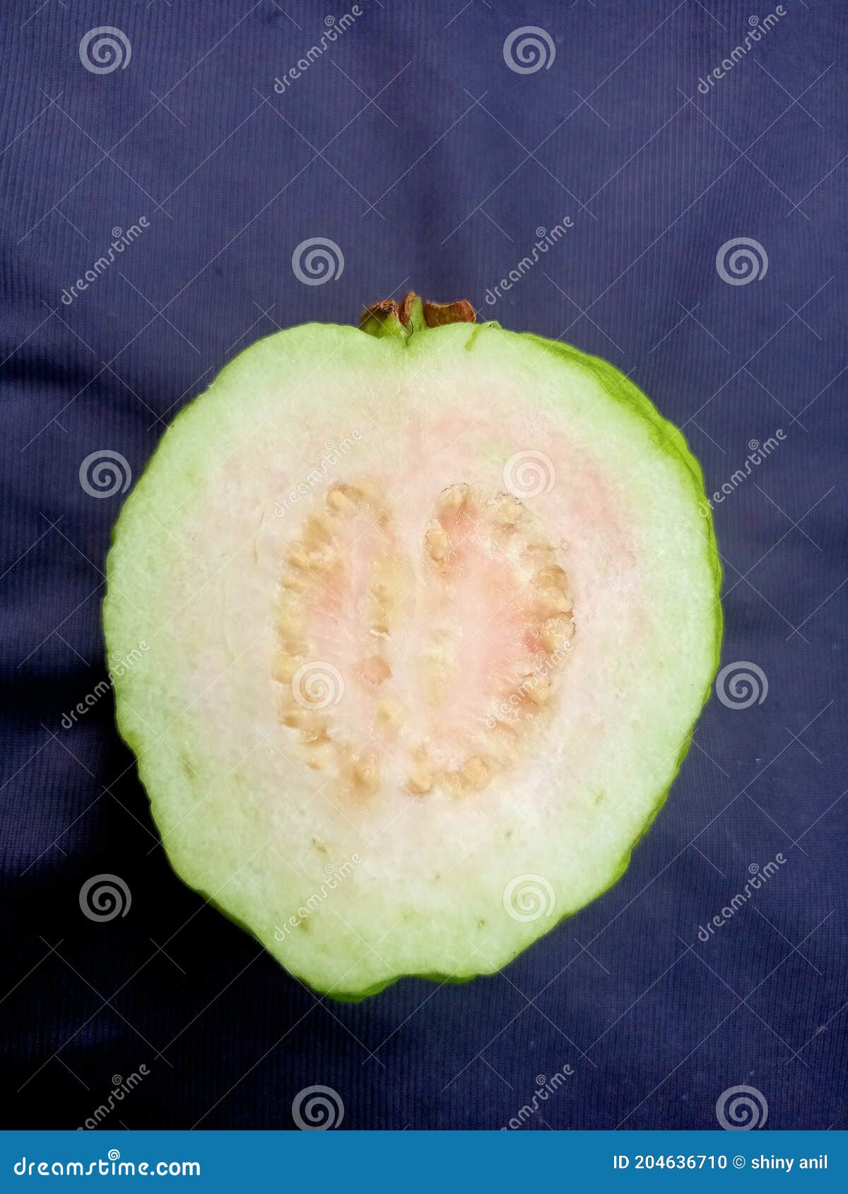 Close Up View of Fresh Cut Guava Stock Photo - Image of close, view ...