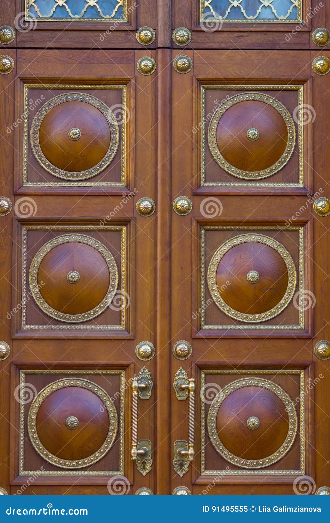 Close-Up View of a Front Door Stock Image - Image of copy, exterior ...