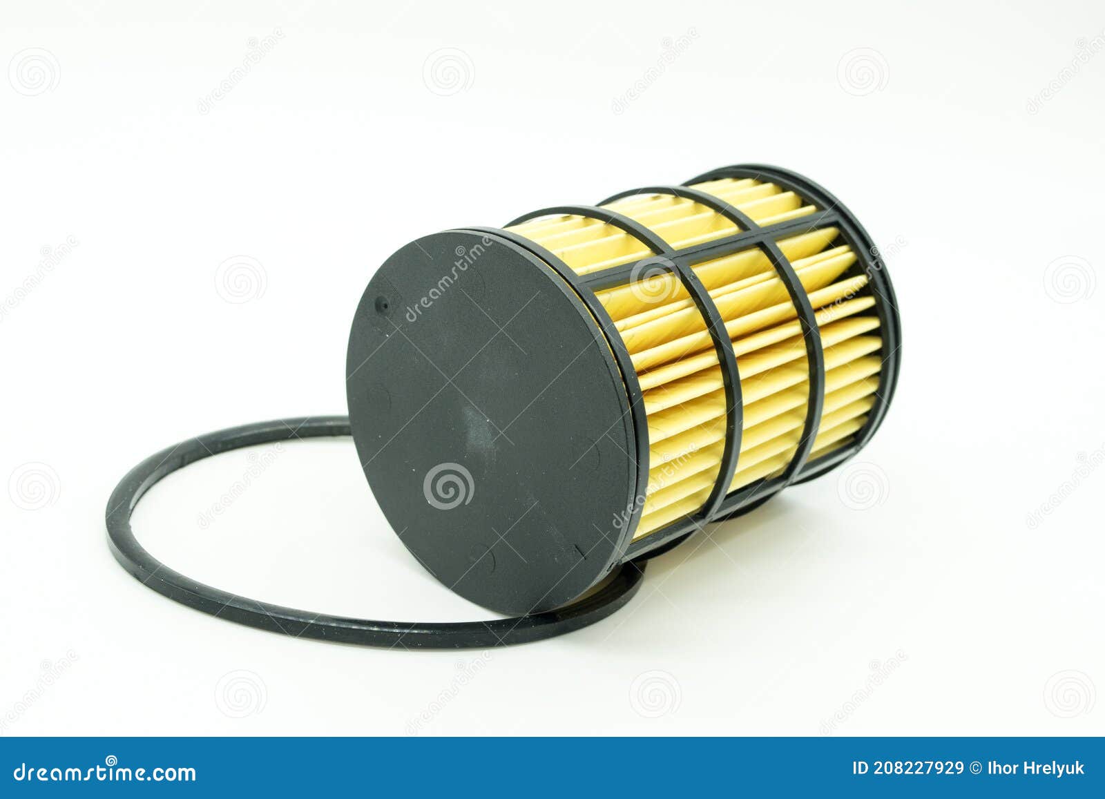 Close-up View of the Fuel Filter on a White Background Stock Image ...