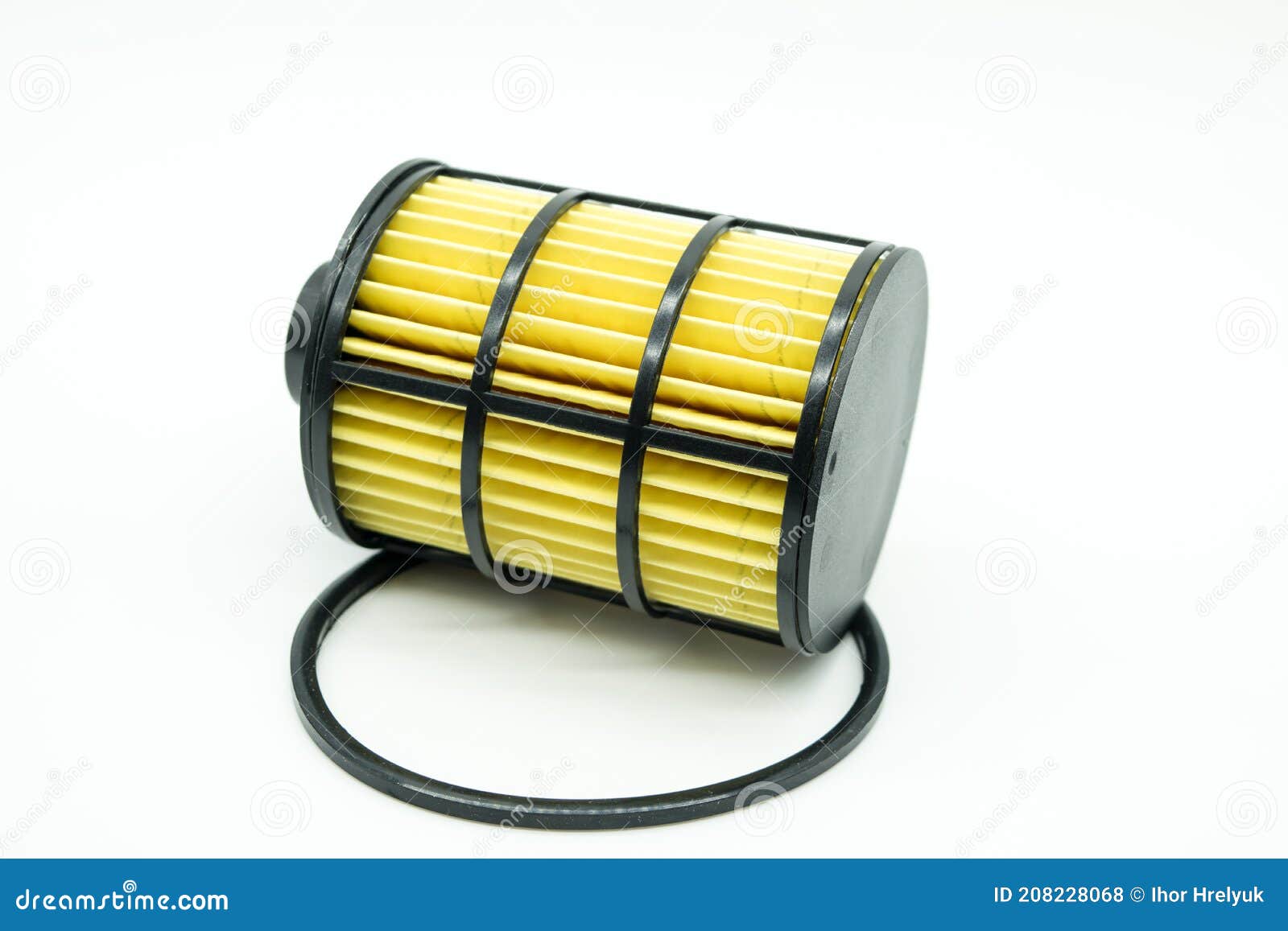 Close-up View of the Fuel Filter on a White Background Stock Photo ...