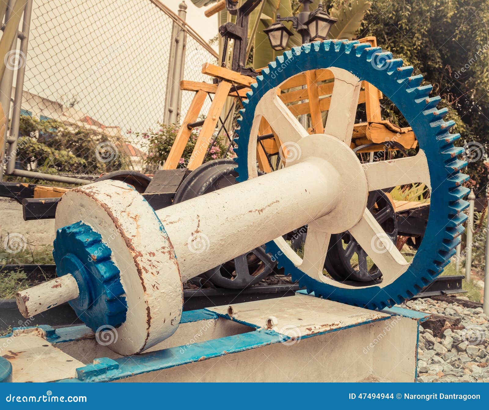 Close Up View of Gears from Old Mechanism Stock Photo - Image of ...