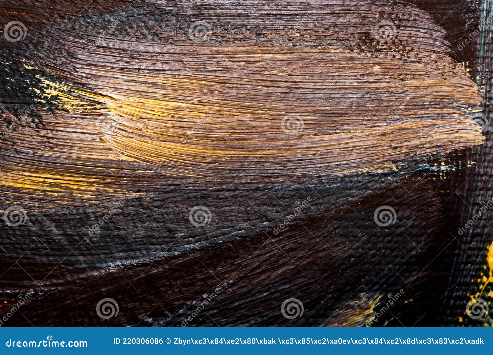 Close-up View of Hand-painted Canvas. Stock Photo - Image of background ...