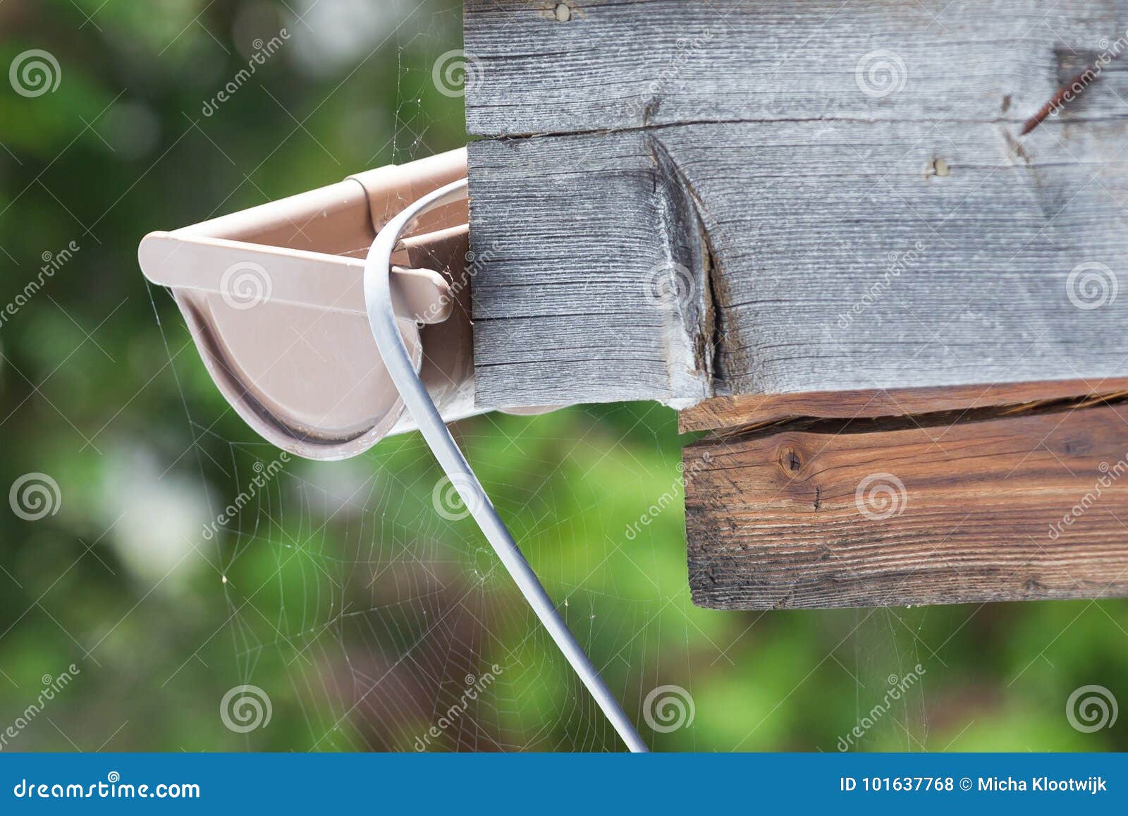 Close Up View on House Problem Areas, Rain Gutter Stock Photo - Image ...