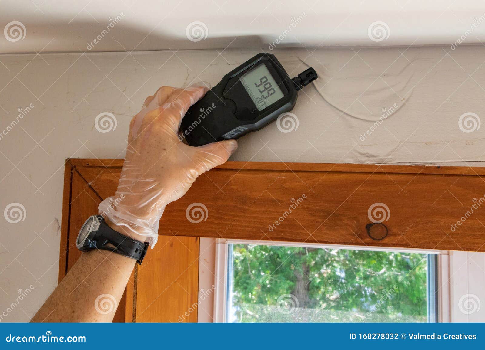 Indoor Damp & Air Quality IAQ Testing. Stock Photo - Image of interior ...