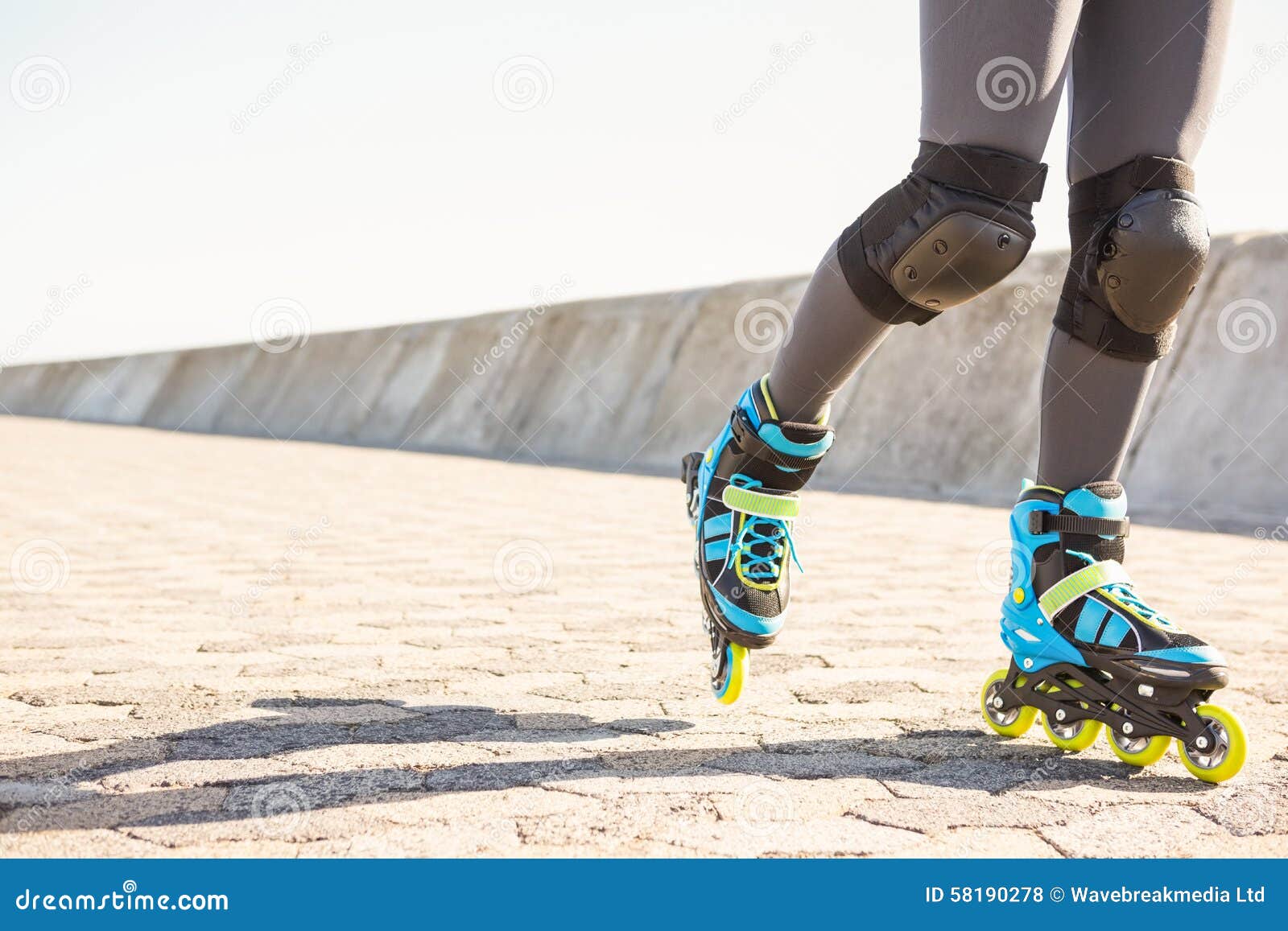 Close Up View of Inline Skates Skating Stock Photo - Image of blades ...