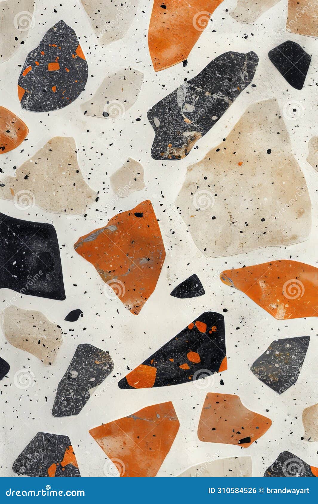 Intricate Pattern of Rock Formations Stock Illustration - Illustration ...