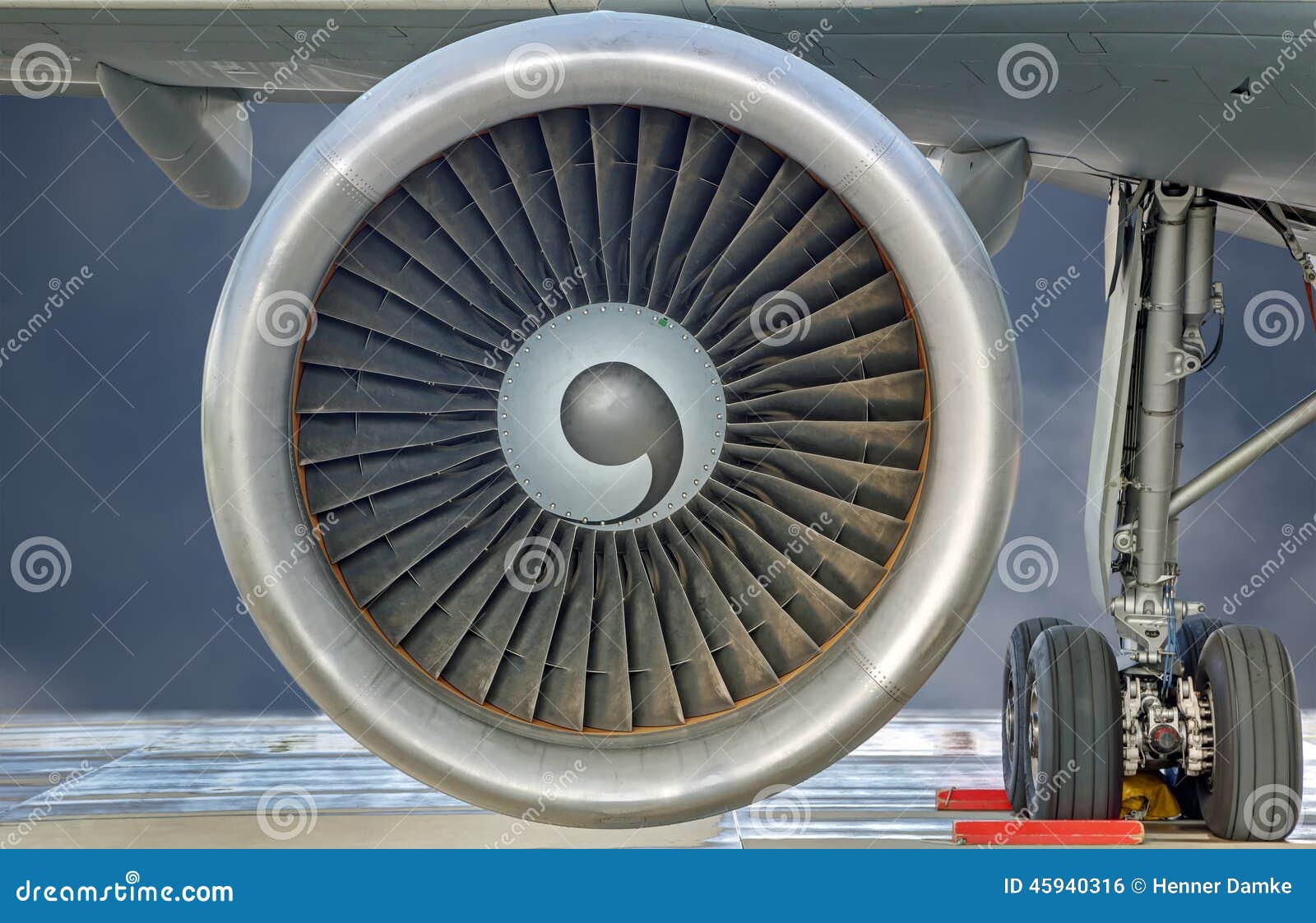 Jet Engine Turbine Royalty-Free Stock Photography | CartoonDealer.com ...