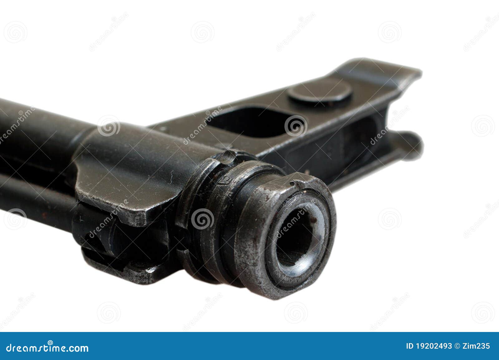 Top View Of The Kalashnikov AKM Or AK47 On Green Canvas Royalty-Free ...