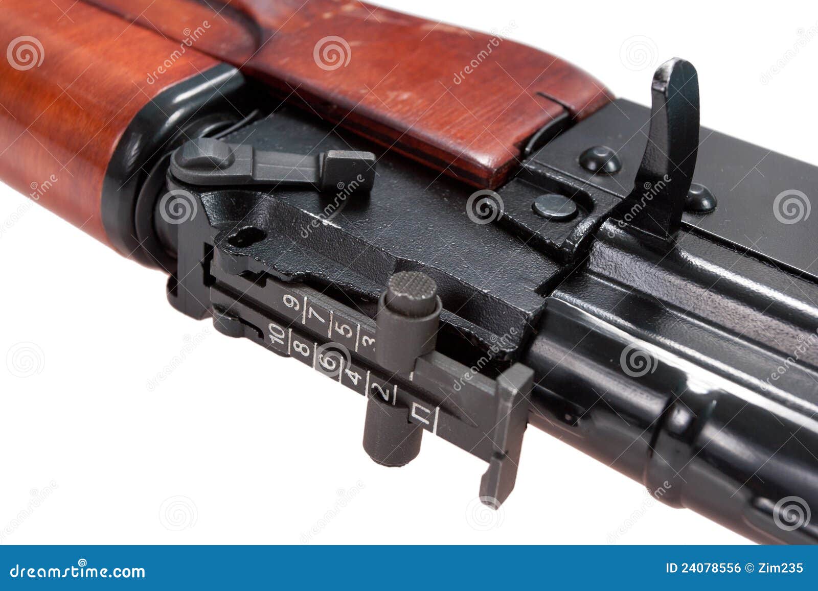 Close Up View of Kalashnikov Assault Rifle Stock Photo - Image of ussr ...