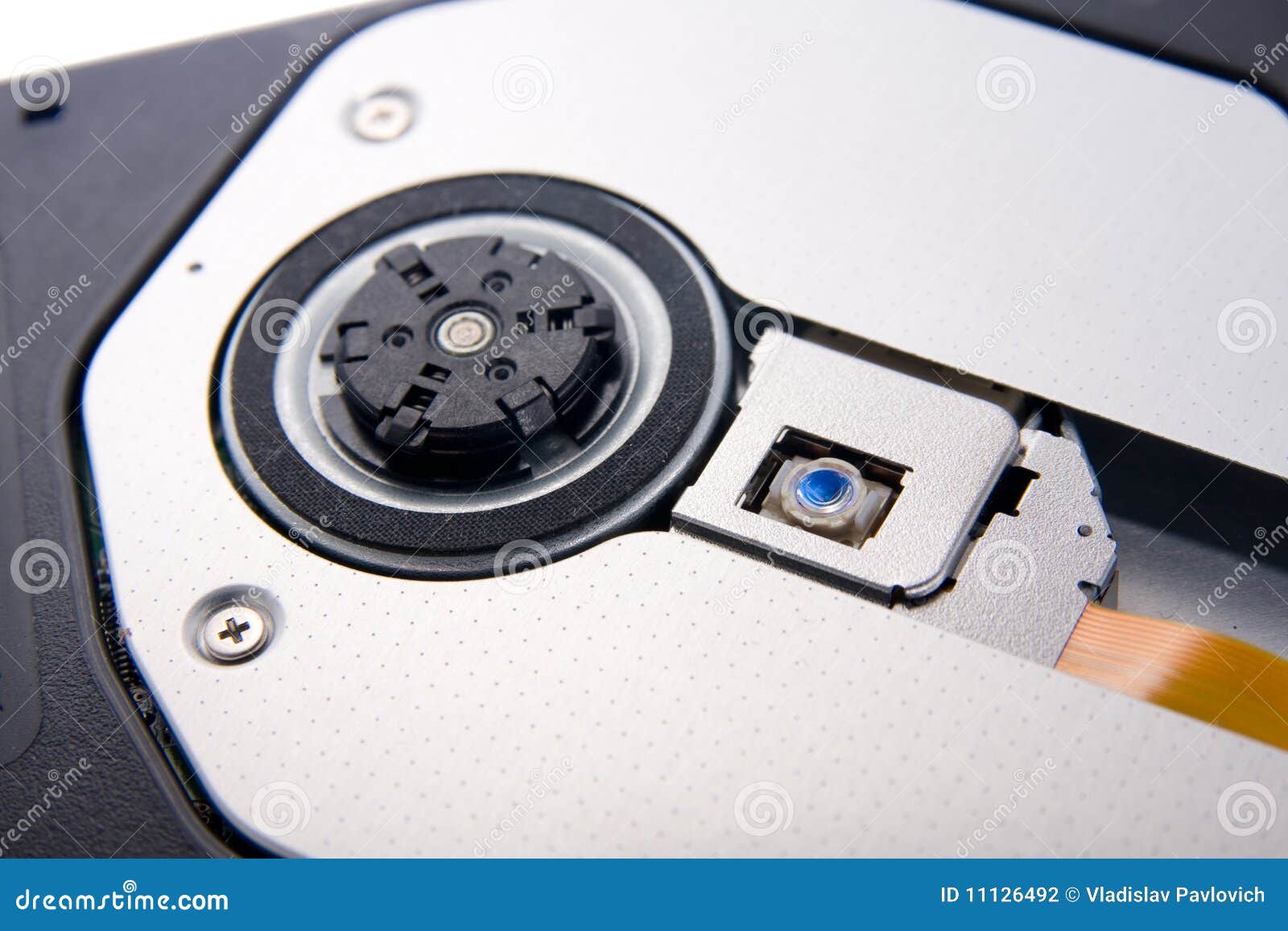 A Close Up View of a Laptop DVD-ROM Stock Photo - Image of modern ...