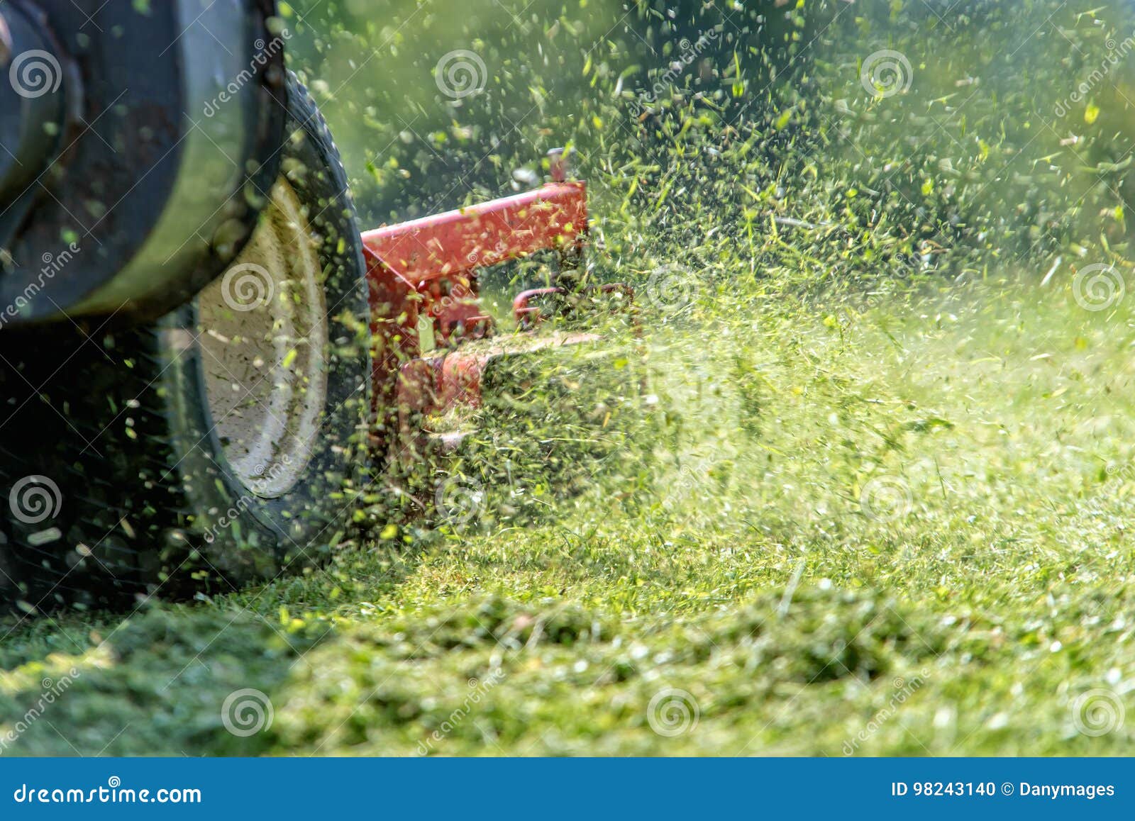 Lawnmover stock photo. Image of action, view, equipment - 98243140