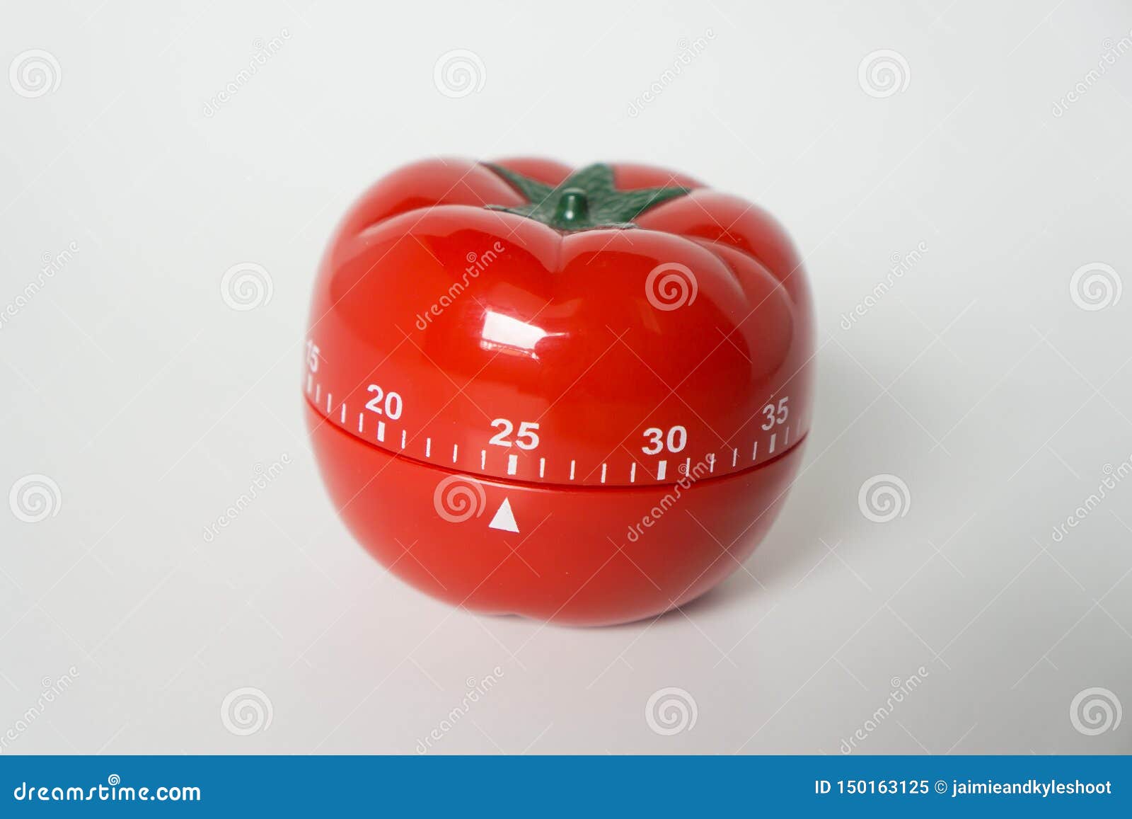 Close Up View of Mechanical Tomato Shaped Kitchen Clock Timer for ...
