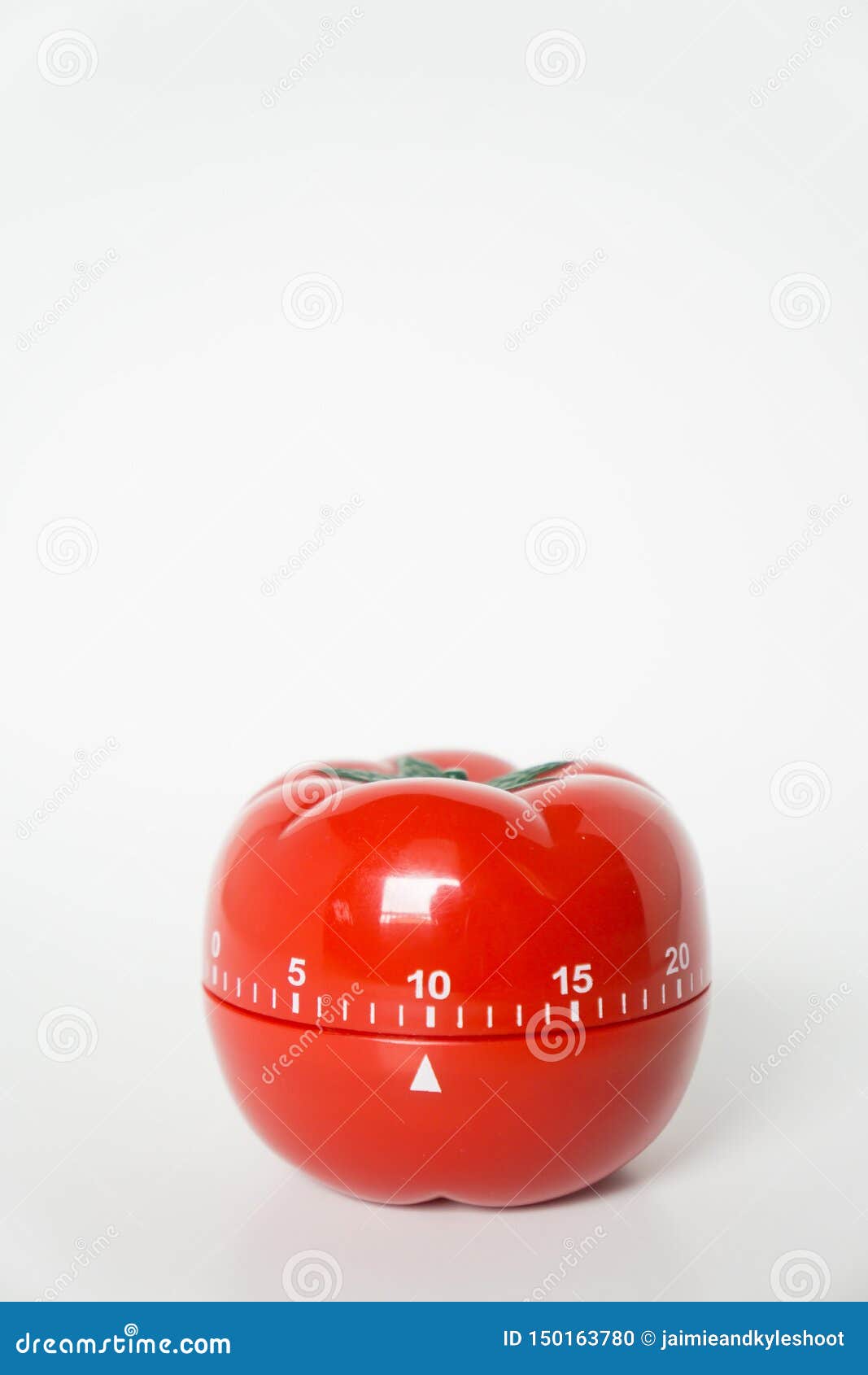 Close Up View of Mechanical Tomato Shaped Kitchen Clock Timer for ...