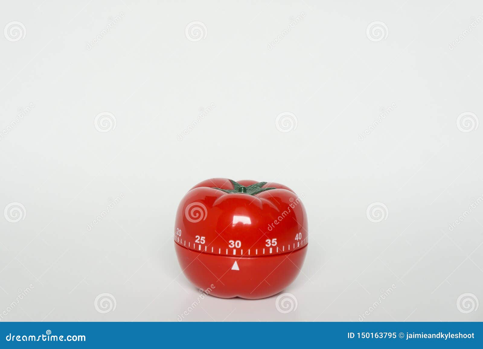 Close Up View of Mechanical Tomato Shaped Kitchen Clock Timer for ...