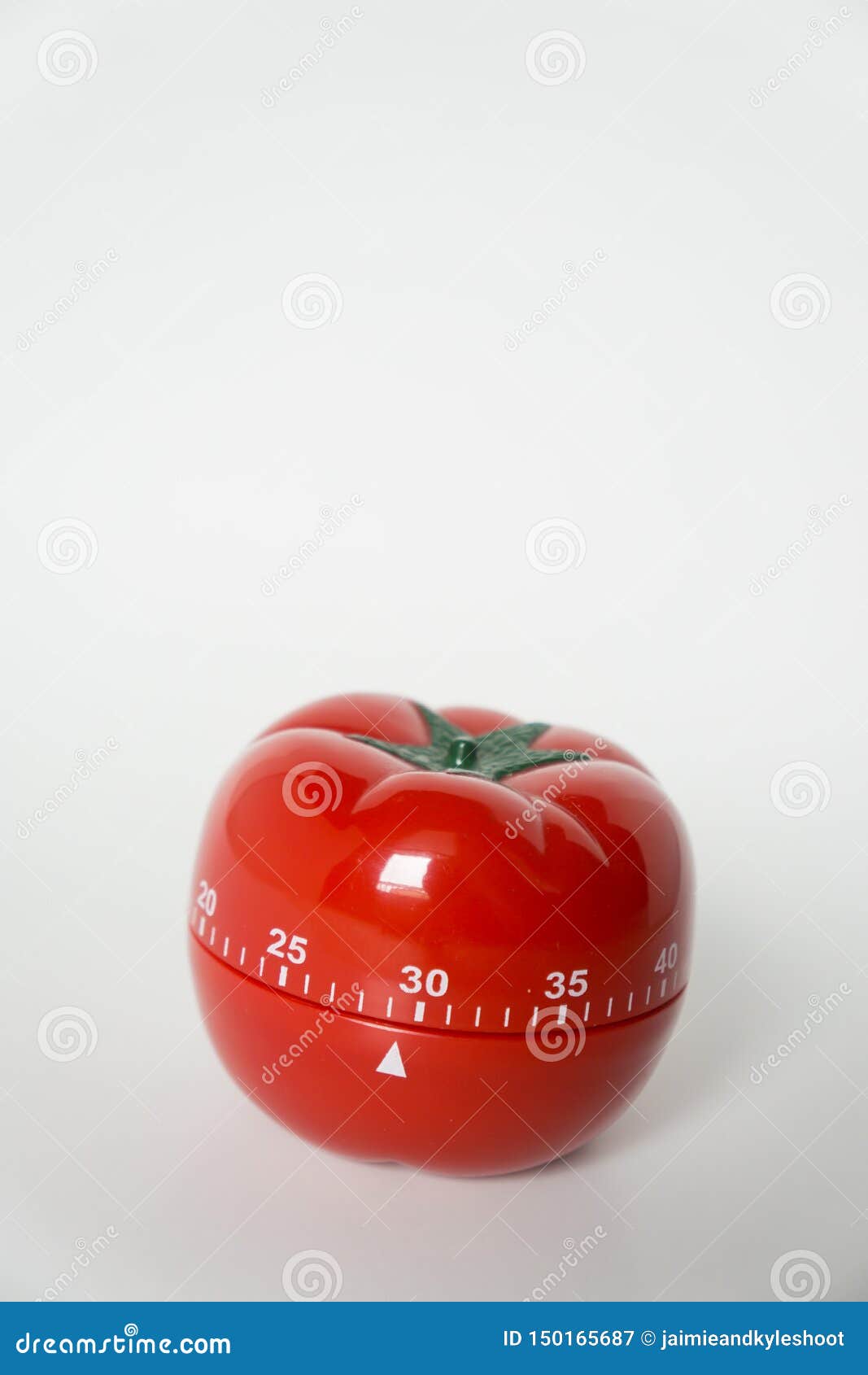 Close Up View of Mechanical Tomato Shaped Kitchen Clock Timer for ...