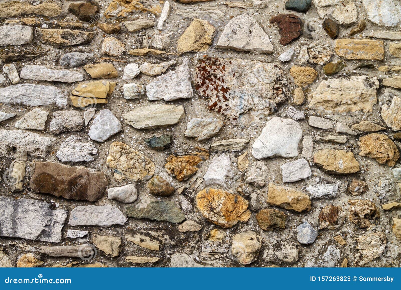 Close Up View of Medieval Masonry Texture Stock Image - Image of cement ...