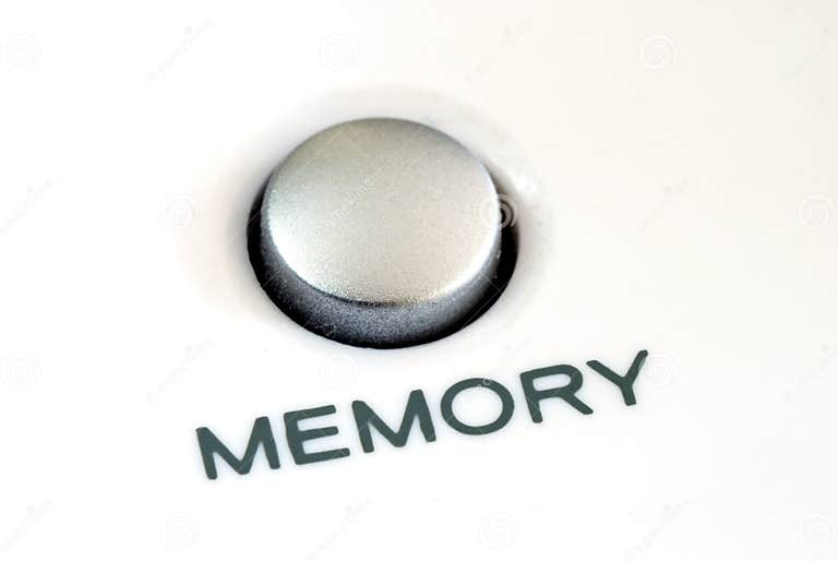 Close Up View of the Memory Button Stock Image - Image of noise, volume ...